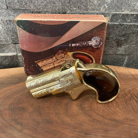 Avon | Other | Vintage Avon Derringer Double Barrel Pistol Decanter ...